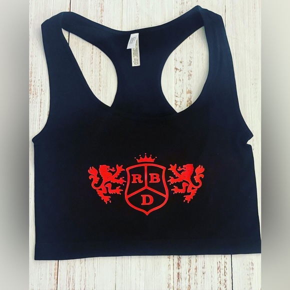 Tops | Rbd Crop Top With Rbd Symbol | Poshmark
